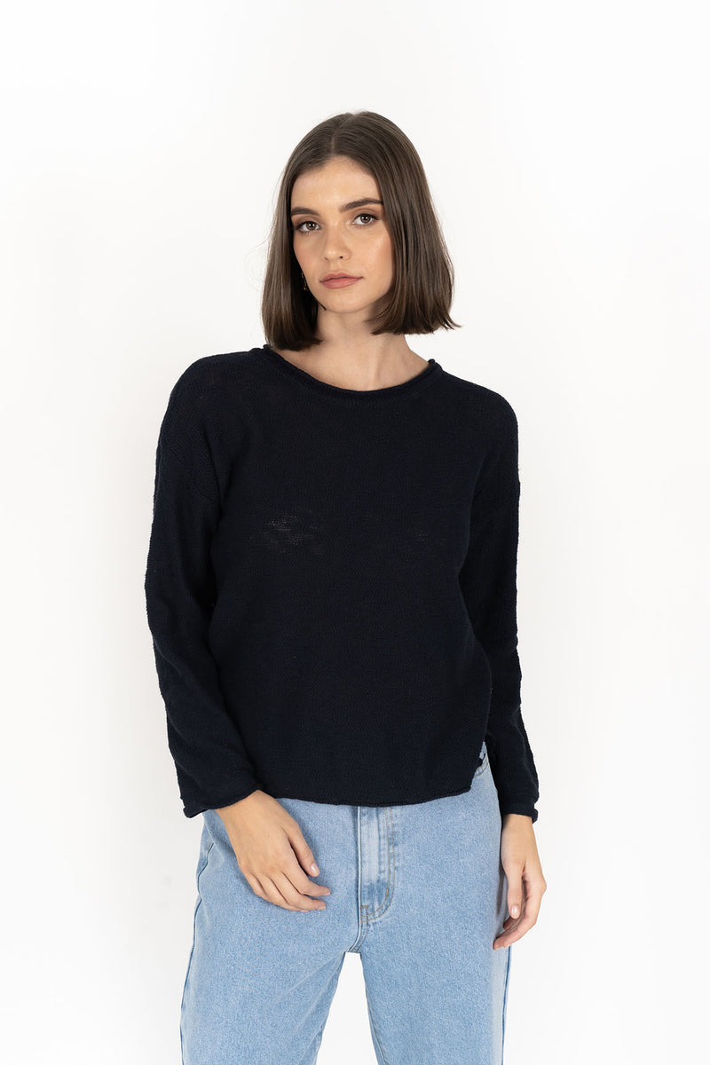 Sofia Sweater - Midnight | Humidity Lifestyle – Eumundi Style