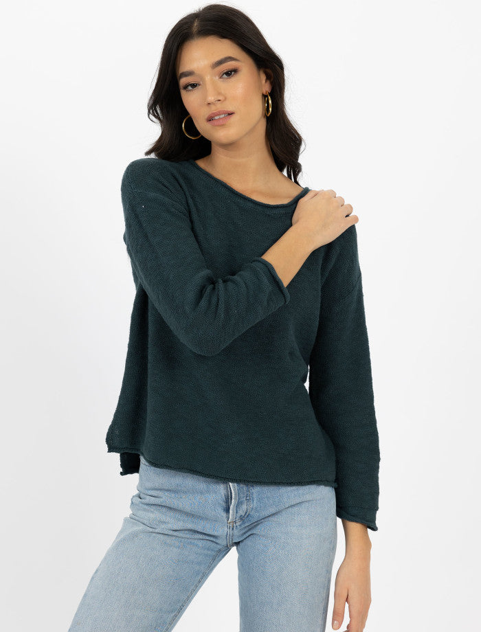 Sofia Sweater - Atlantic Blue – Eumundi Style