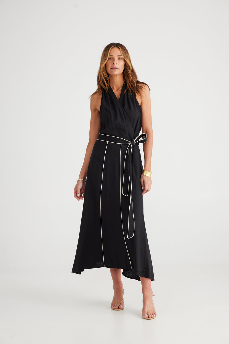 Ari Dress - Black & White – Eumundi Style
