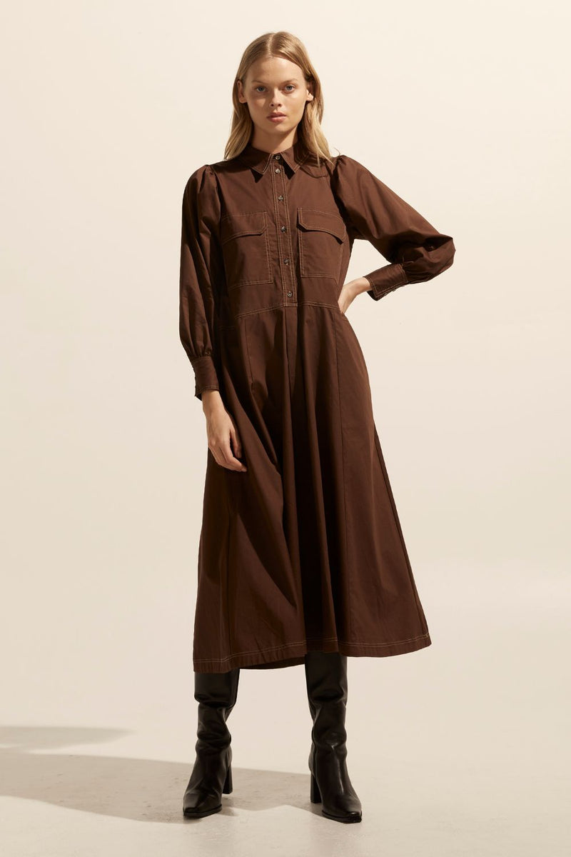 Recess dress - Chocolate – Eumundi Style