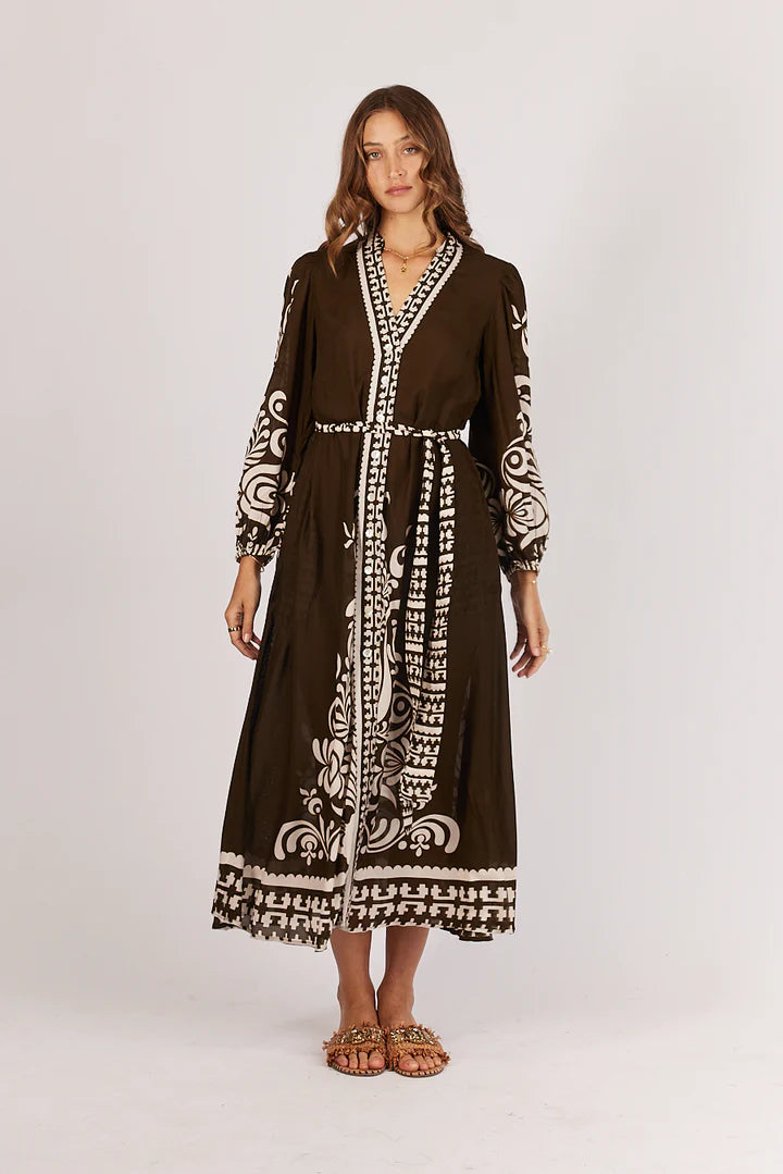 Zeezee Maxi Dress - Chocolate – Eumundi Style