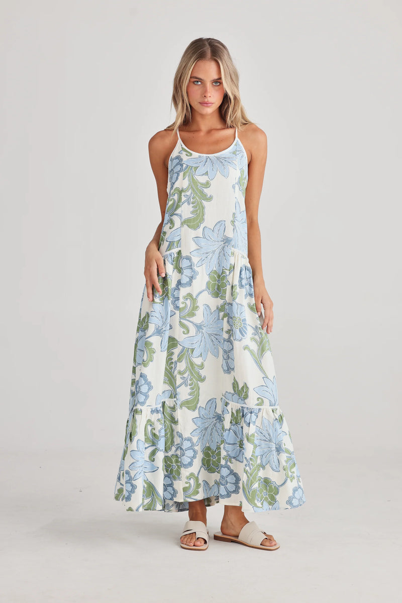 Isobel Dress - Ibiza | Relaxed Fit Maxi Dress – Eumundi Style