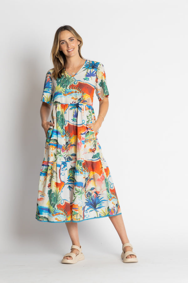 Alba Midi Print – Eumundi Style